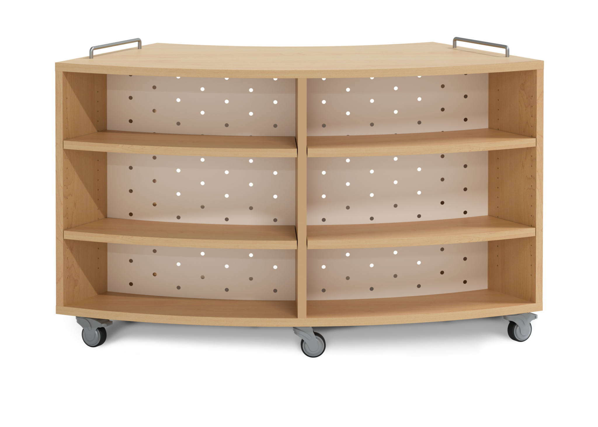 Curved Mobile Bookcases - Great Openings