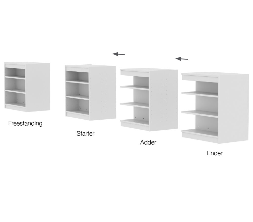 Laminate Stack Shelving - Great Openings